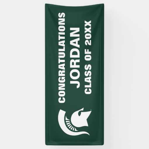 MSU Spartan Banner | Zazzle