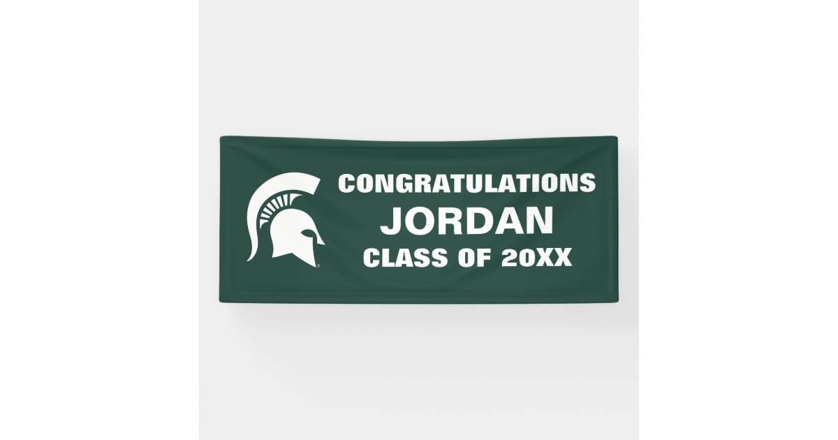 MSU Spartan Banner | Zazzle
