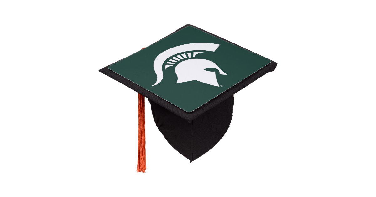 MSU Spartan Graduation Cap Topper | Zazzle