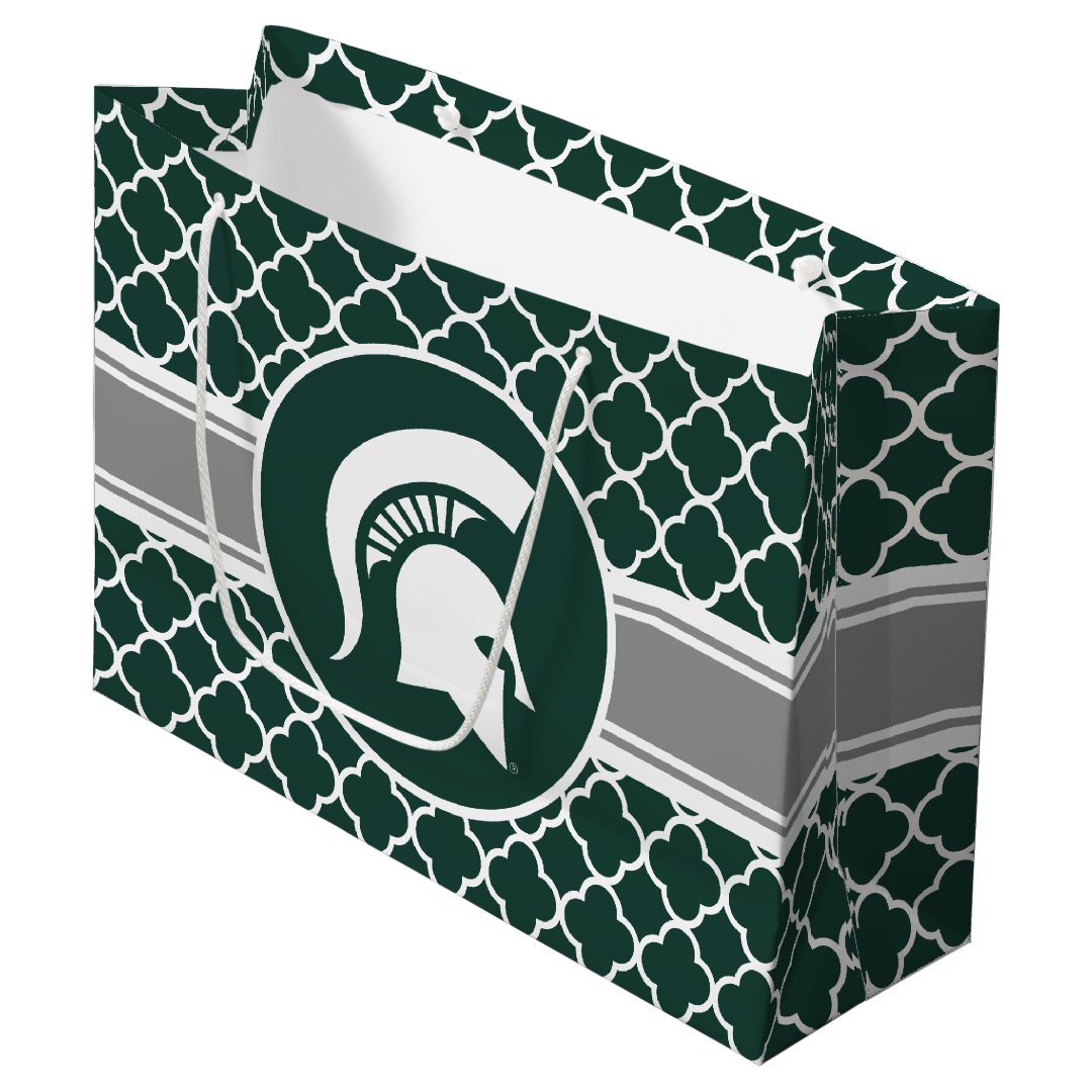 MSU Spartan Large Gift Bag | Zazzle