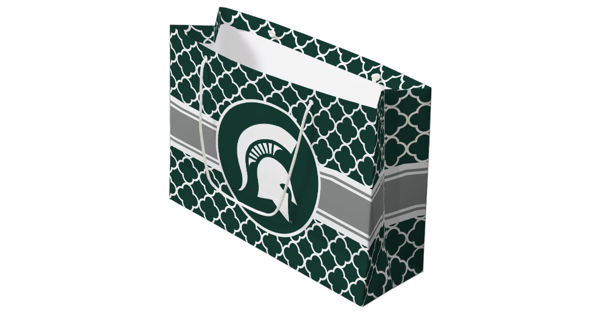 MSU Spartan Large Gift Bag | Zazzle