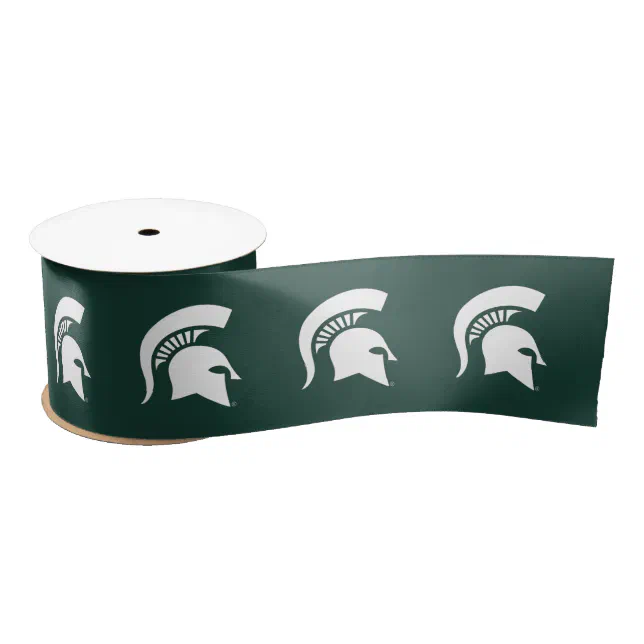 MSU Spartan Satin Ribbon | Zazzle