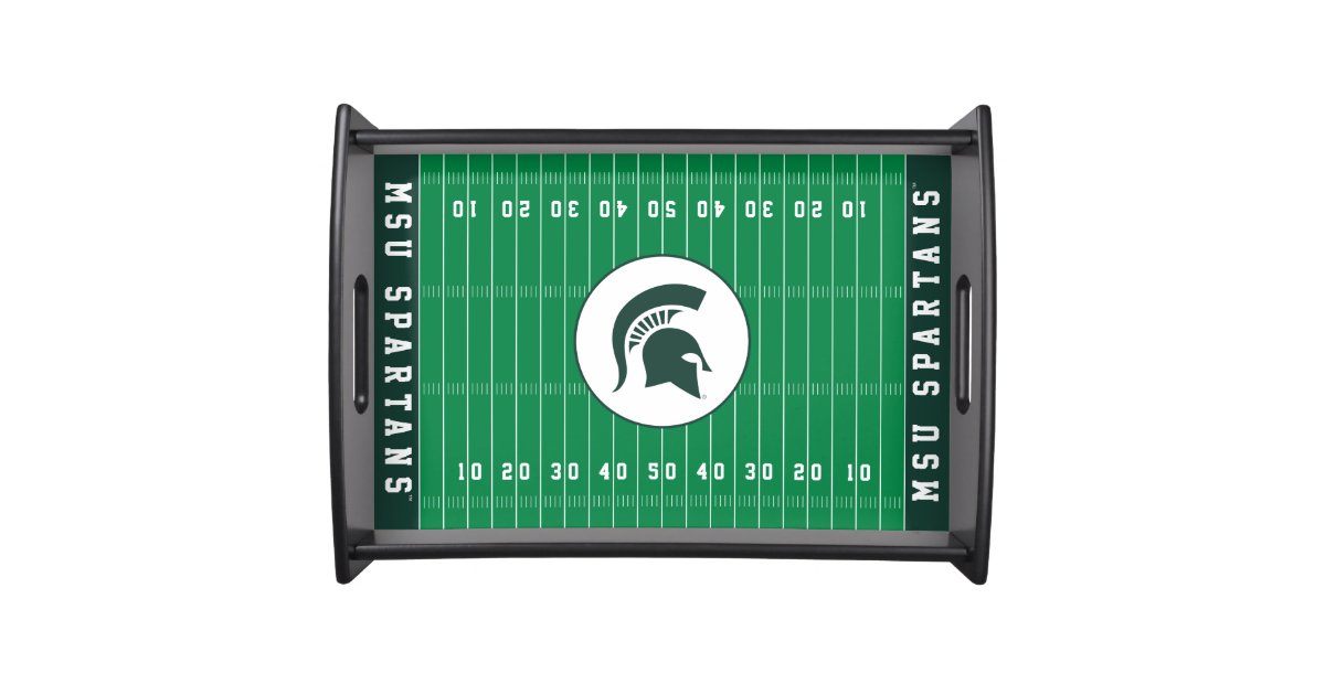 MSU Spartan Serving Tray | Zazzle