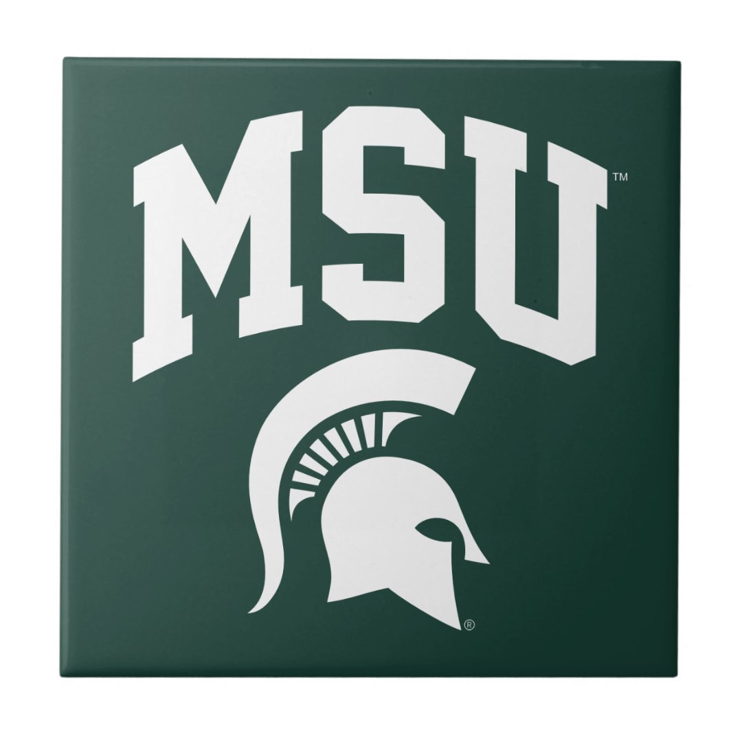 MSU Spartans Ceramic Tile | Zazzle