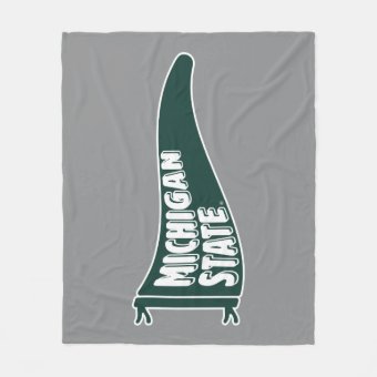 MSU Spartans | Michigan State University 4 Fleece Blanket | Zazzle