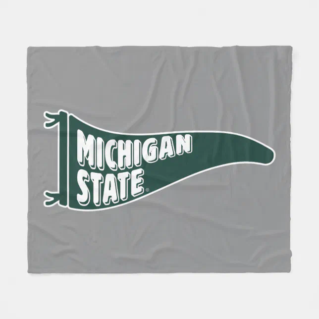 MSU Spartans | Michigan State University 4 Fleece Blanket | Zazzle
