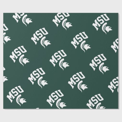 MSU Spartans Wrapping Paper | Zazzle