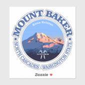 Mt Baker Sticker | Zazzle