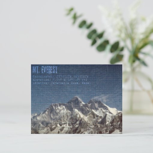 Mt Everest Postcard | Zazzle