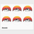 Mt Everest summit sticker | Zazzle