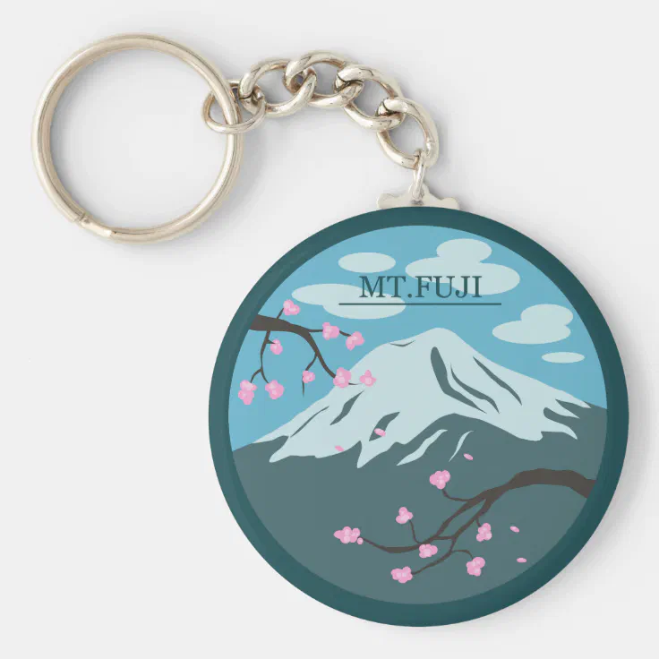Mt. Fuji Keychain | Zazzle