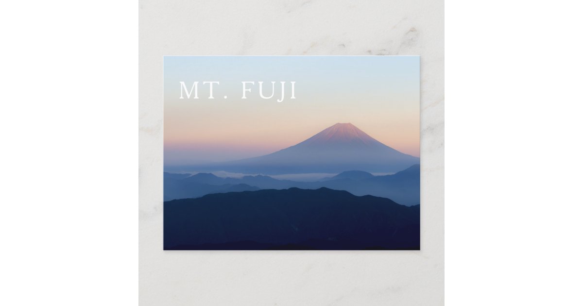 Mt. Fuji Sunrise Japan Postcard | Zazzle