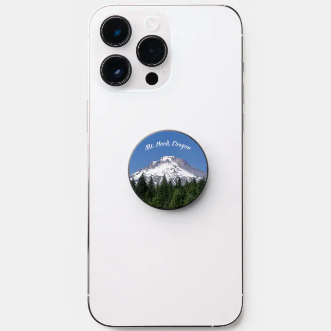 Mt. Hood from Mount Hood Skibowl PopSocket | Zazzle
