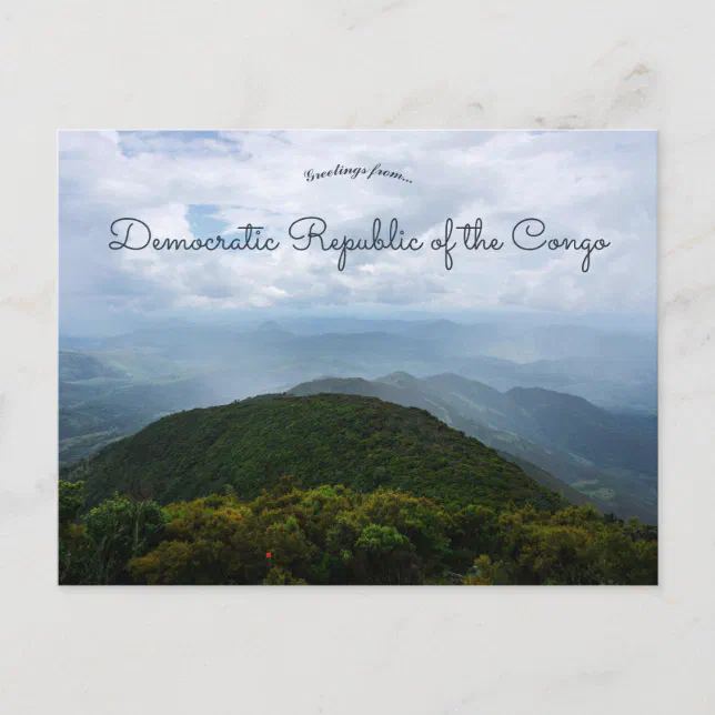 Mt Kahuzi Democratic Republic of the Congo Postcard | Zazzle