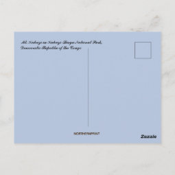 Mt Kahuzi Democratic Republic of the Congo Postcard | Zazzle