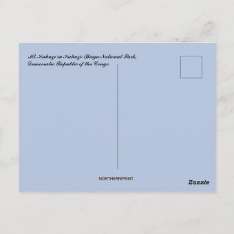 Mt Kahuzi Democratic Republic of the Congo Postcard | Zazzle