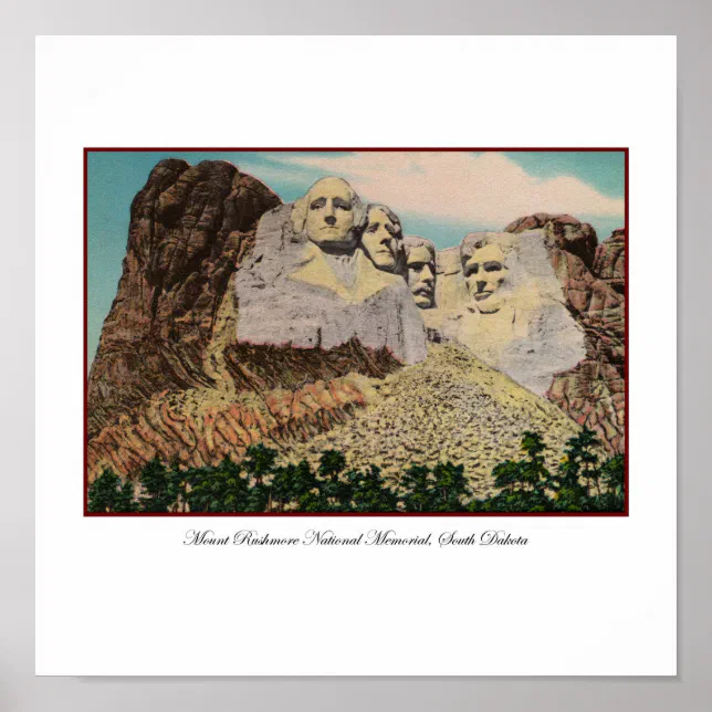 Mt. Rushmore Poster | Zazzle