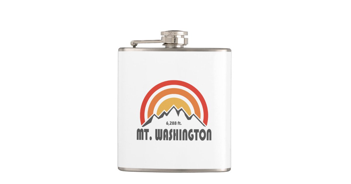 Mt. Washington Flask | Zazzle
