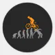 Mtb Evolution Bike Mountain Accessories Bicycle Classic Round Sticker ...