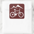 MTB Trail Marker Stickers | Zazzle