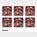 MTB Trail Marker Stickers | Zazzle