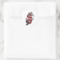 MTCHS Dragon Logo Square Sticker | Zazzle