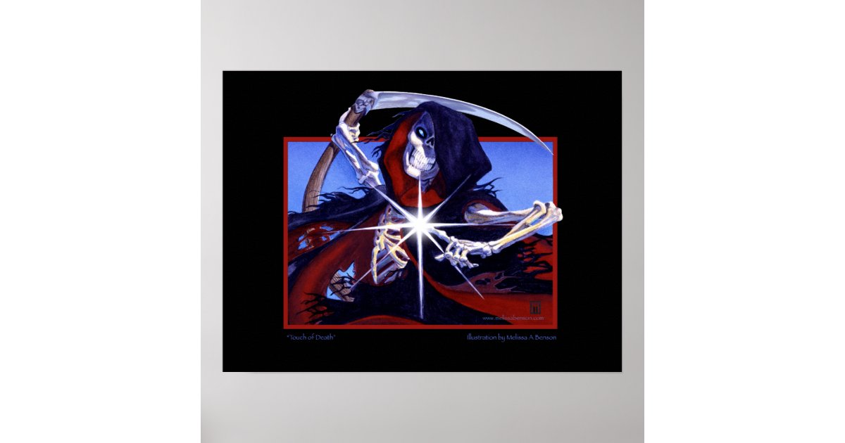 MtG Touch of Death print | Zazzle
