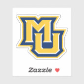 MU Logo Sticker | Zazzle