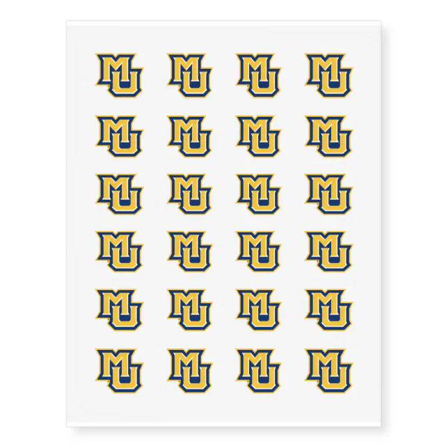 MU Logo Temporary Tattoos | Zazzle
