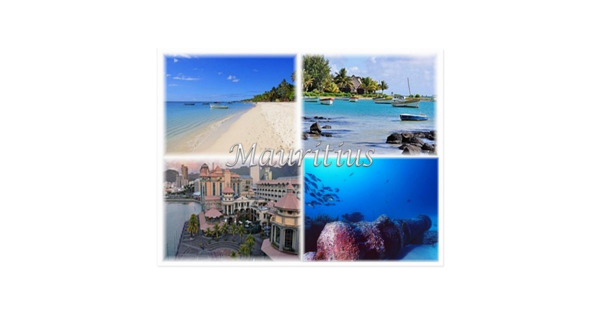 MU Mauritius - Postcard | Zazzle.com