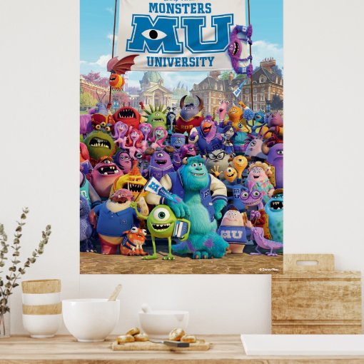 MU Monsters University | Movie Poster | Zazzle