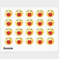 Muah kiss stickers | Zazzle