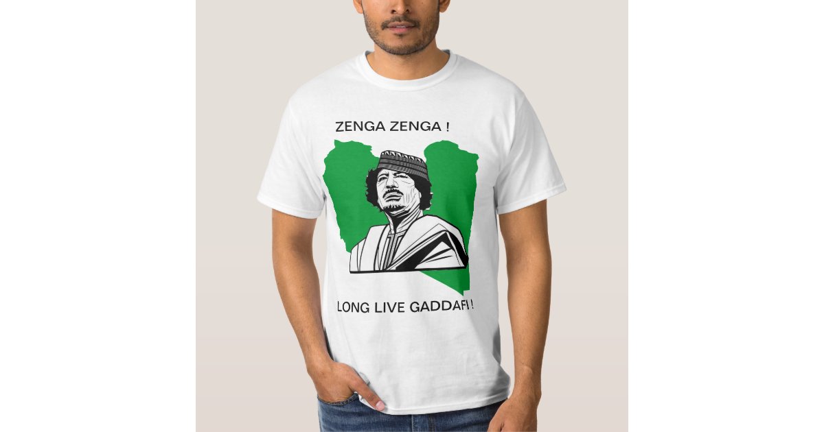 Muammer Gaddafi T-shirt | Zazzle