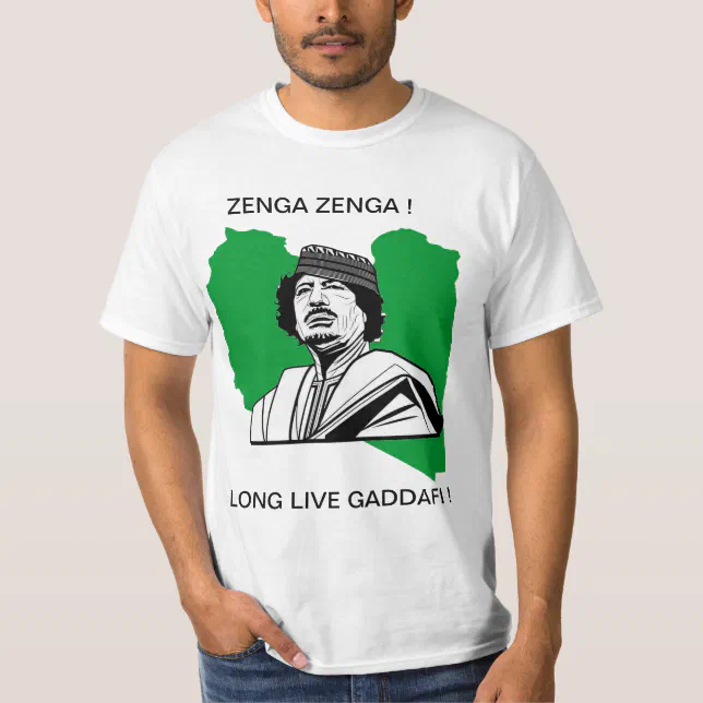 Muammer Gaddafi T-shirt | Zazzle