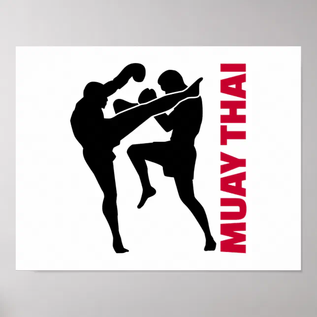 Muay Thai Poster | Zazzle