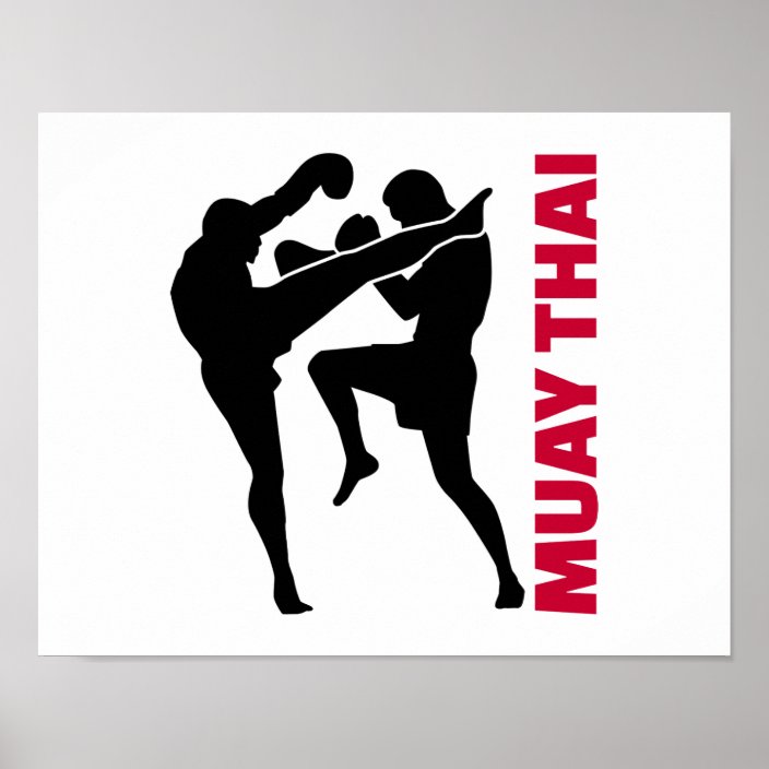 Muay Thai Poster | Zazzle.com