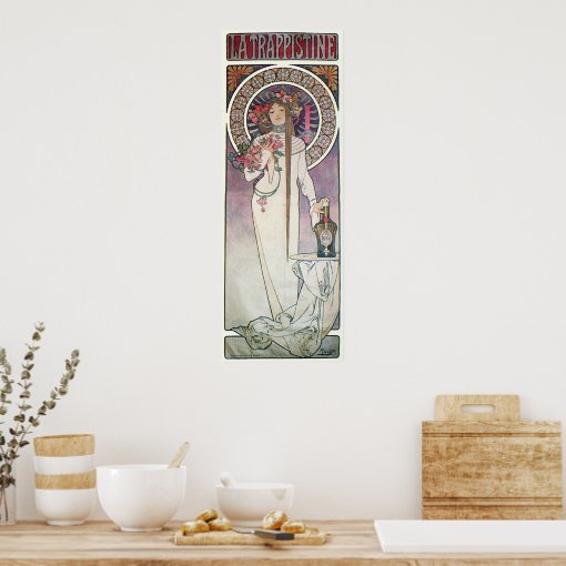 Mucha Goddess Poster | Zazzle