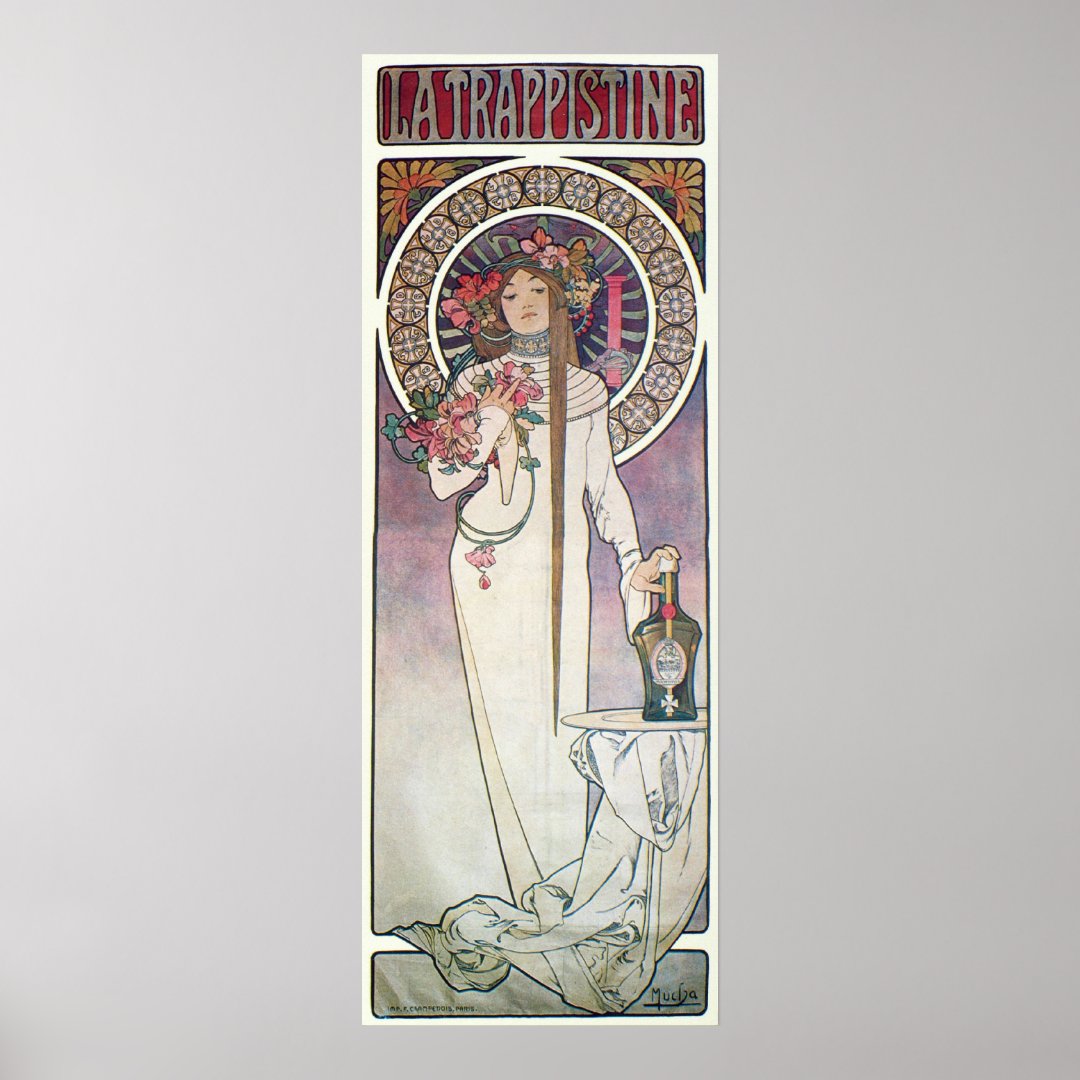 Mucha Goddess Poster | Zazzle