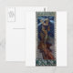 mucha morning star art nouveau poster woman postcard | Zazzle