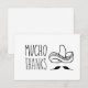 Mucho Thanks Thank You Card, Thank You Card | Zazzle