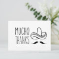 Mucho Thanks Thank You Card, Thank You Card | Zazzle