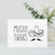 Mucho Thanks Thank You Card, Thank You Card | Zazzle