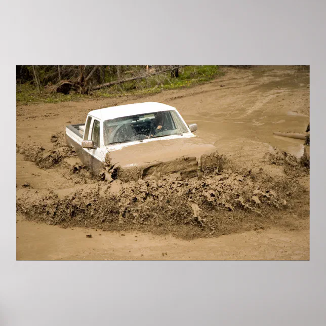 Mud bogging poster | Zazzle