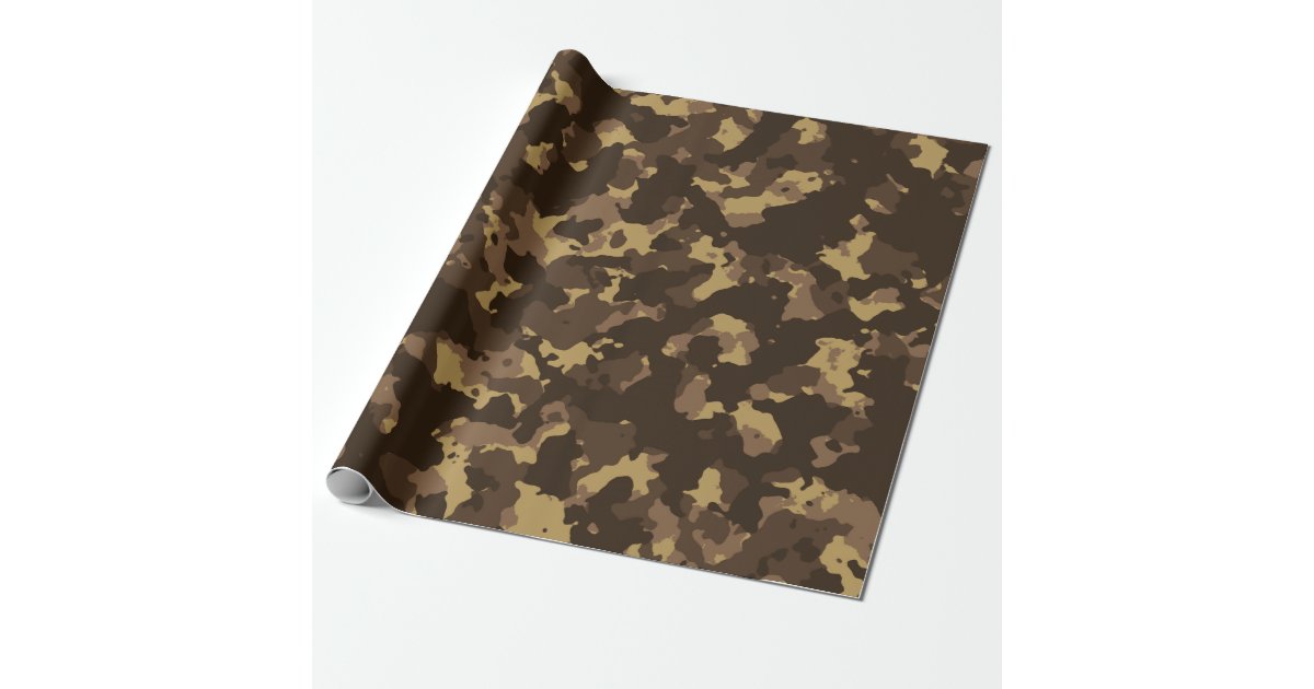 Mud Camo Wrapping Paper | Zazzle
