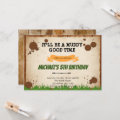 Mud Obstacle Course Birthday Invitation | Zazzle