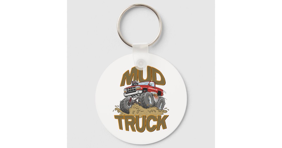 Mud Truck Chevy Keychain | Zazzle