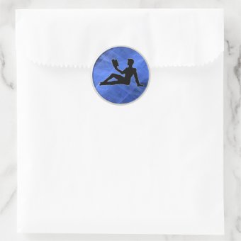 Mudflap Guy Classic Round Sticker | Zazzle