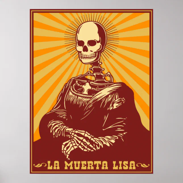 Muerta Lisa Poster | Zazzle