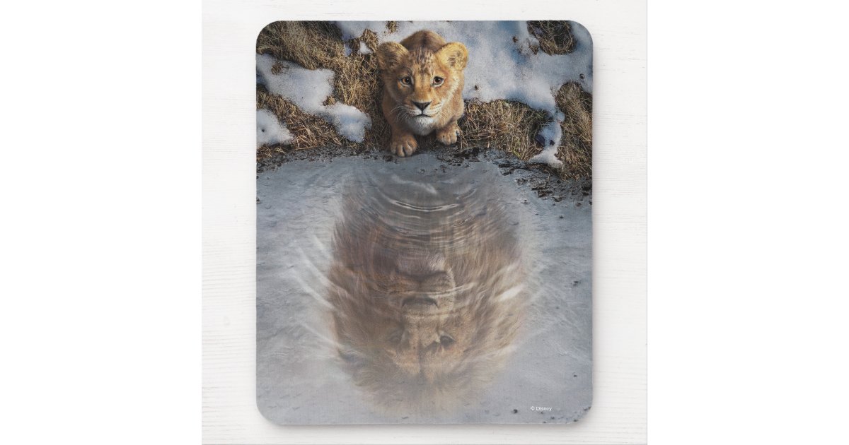Mufasa Reflection Mouse Pad | Zazzle