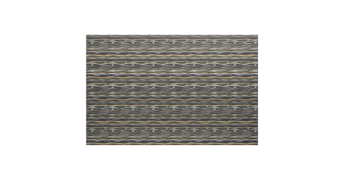 Mufasa Savanna Stripe Pattern Fabric | Zazzle